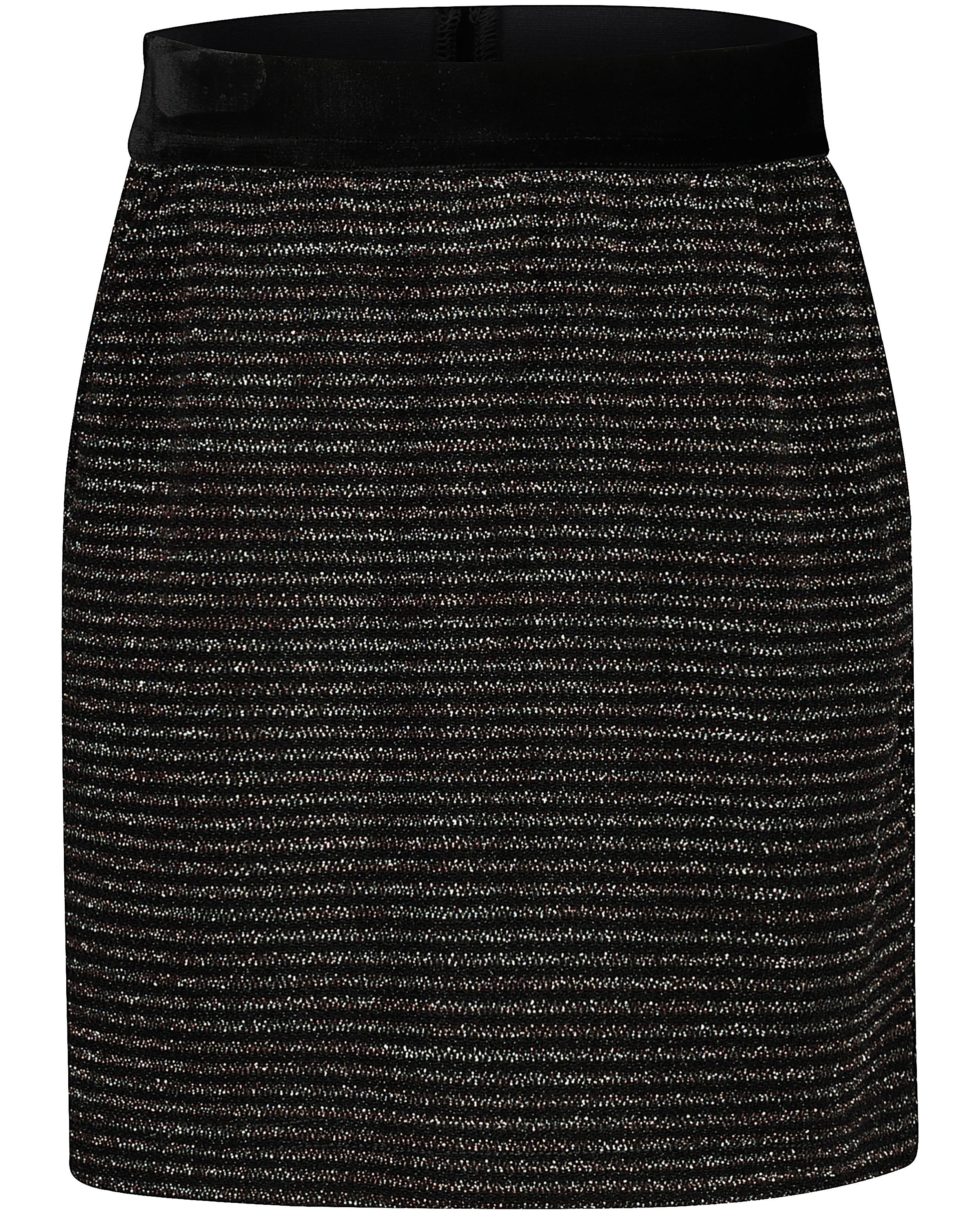 Zwarte rok met metaaldraad allover strepen Milla Star | JBC België