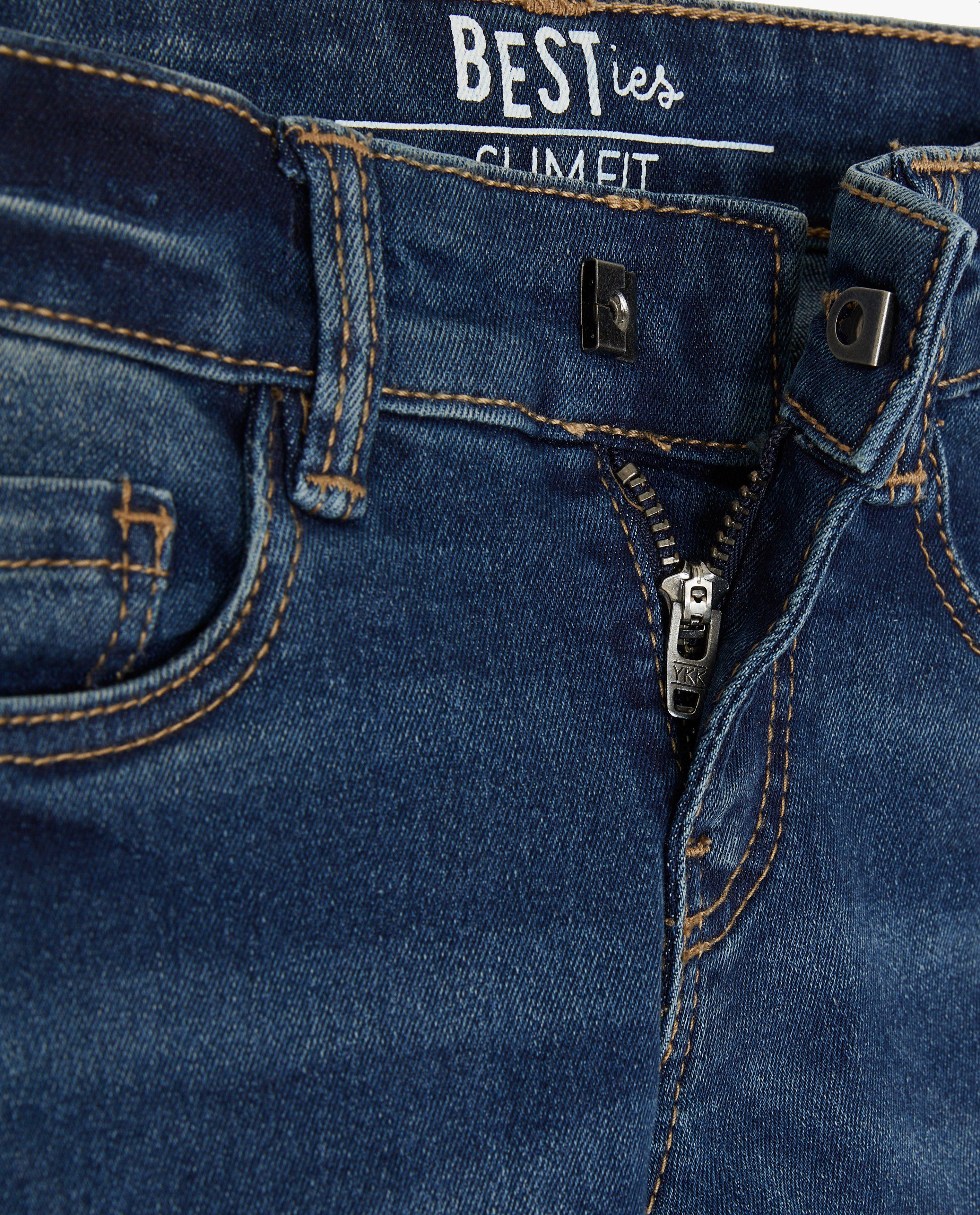 Blauwe jeans, slim fit in blauw JBC | JBC België België
