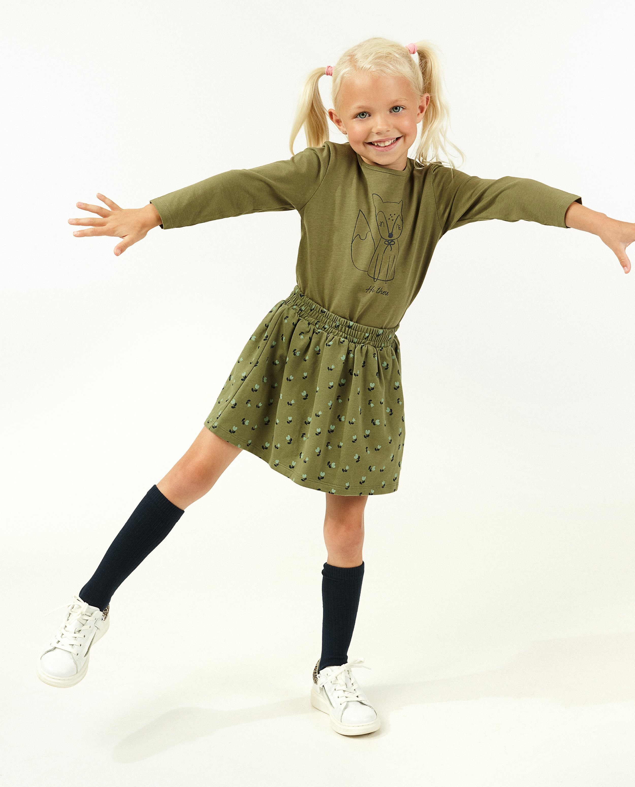 Groen rokje met print BESTies