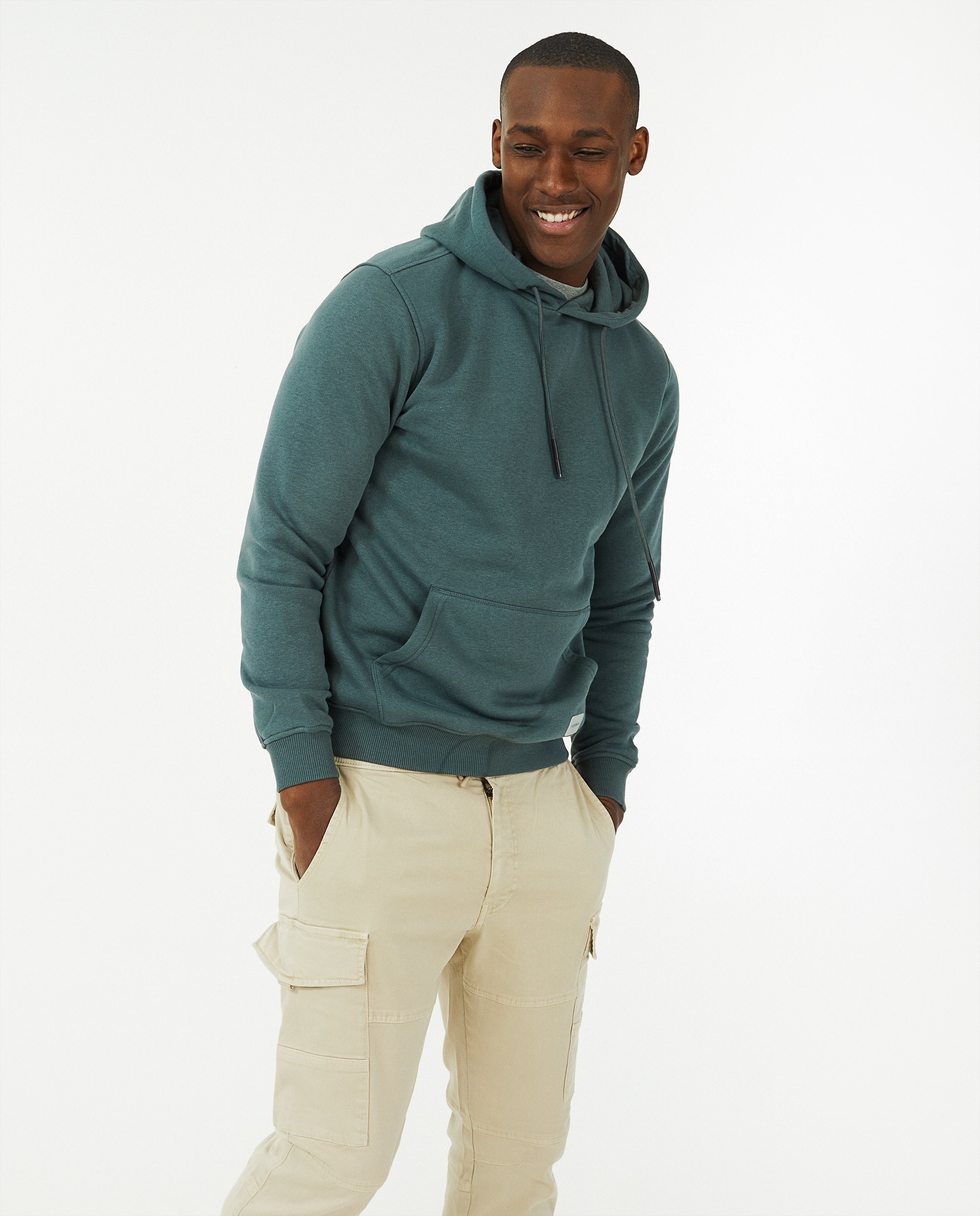 Beige cargo broek