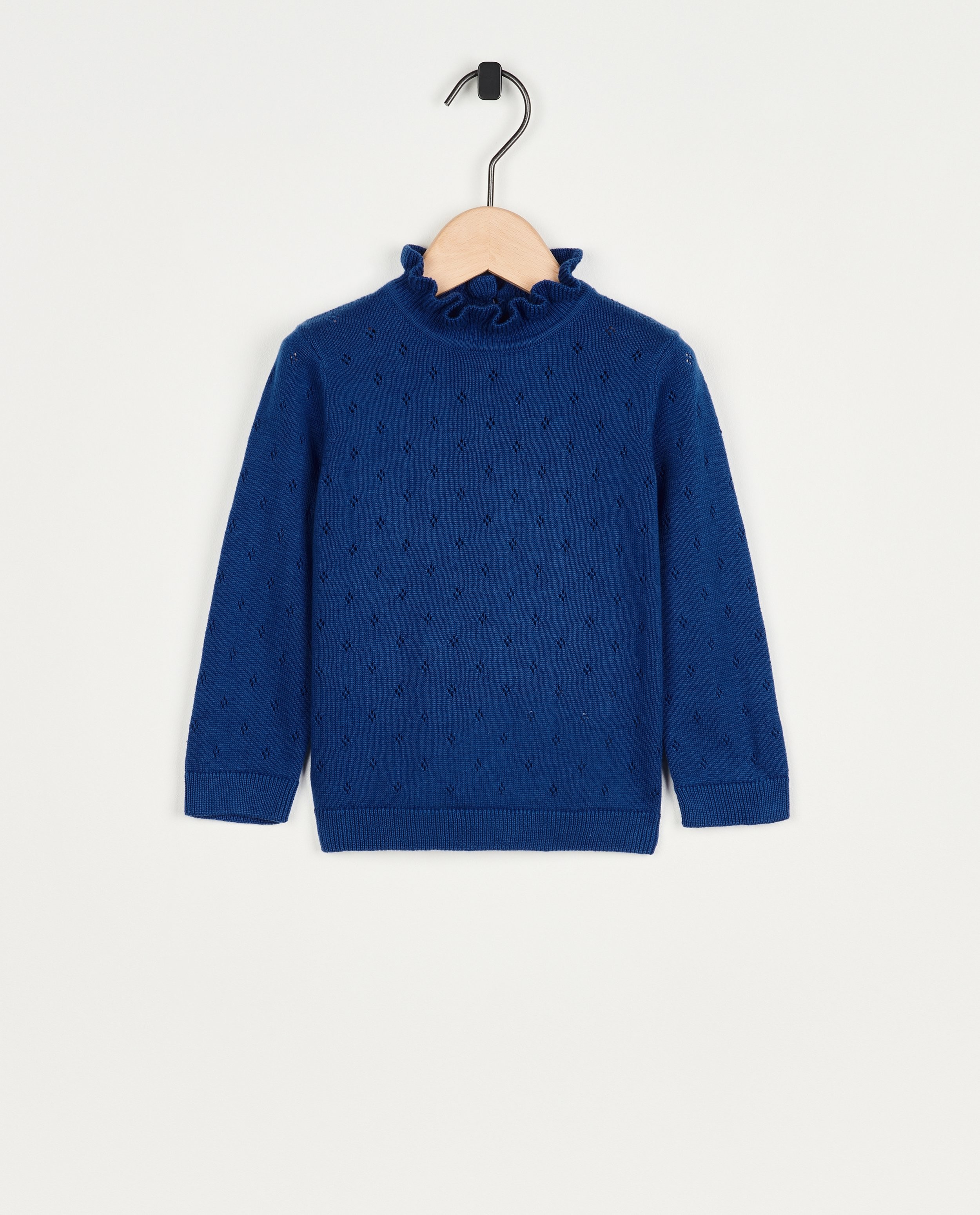 Donkerblauwe trui met ajour Cuddles and Smiles | JBC België België