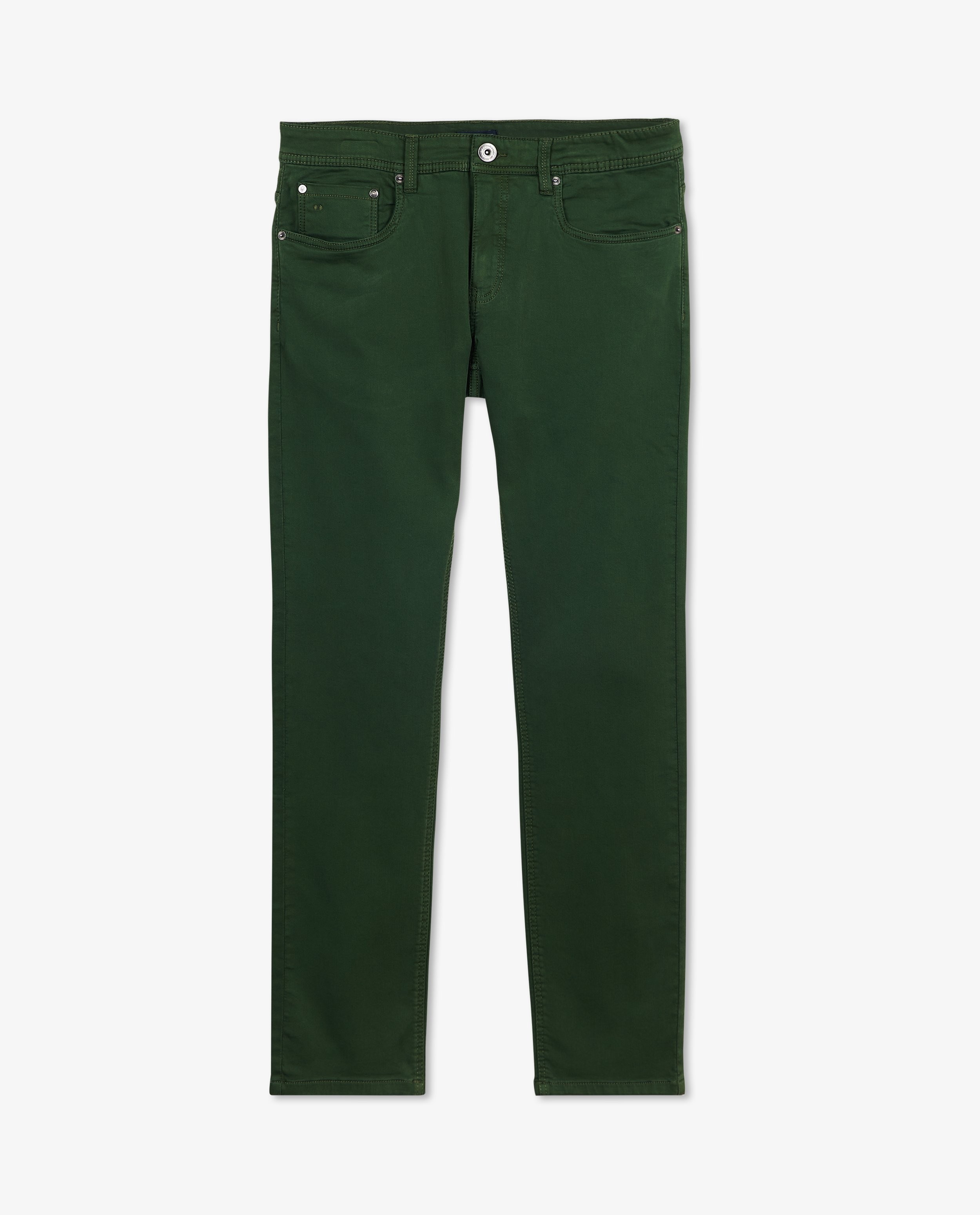 Groene broek, slim fit