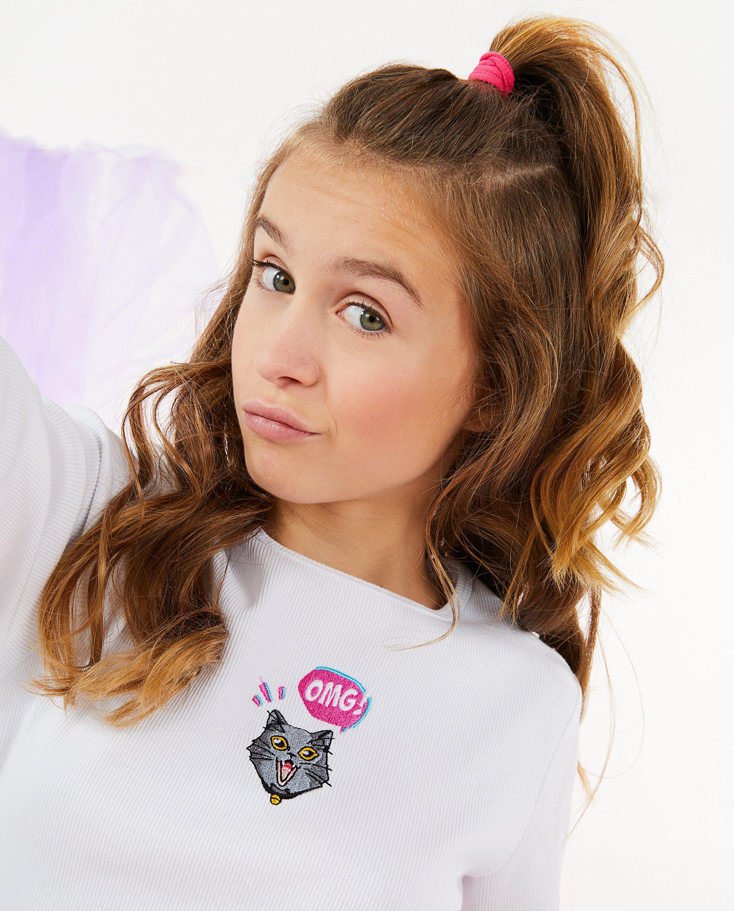 Longsleeve met borduursel CAMILLE | JBC België