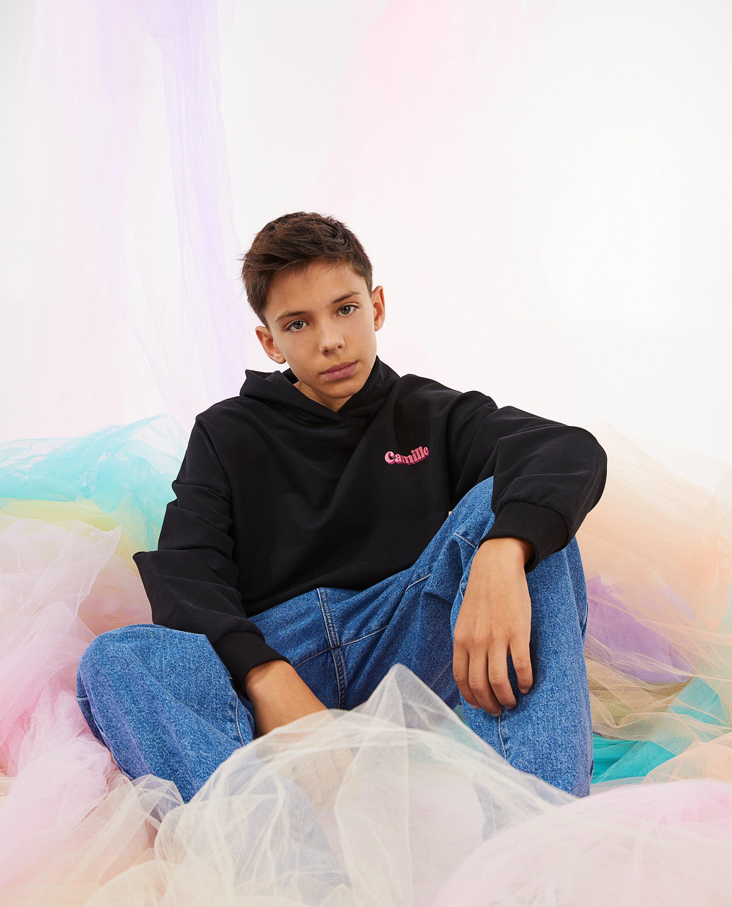 Oversized hoodie met print CAMILLE | JBC België België