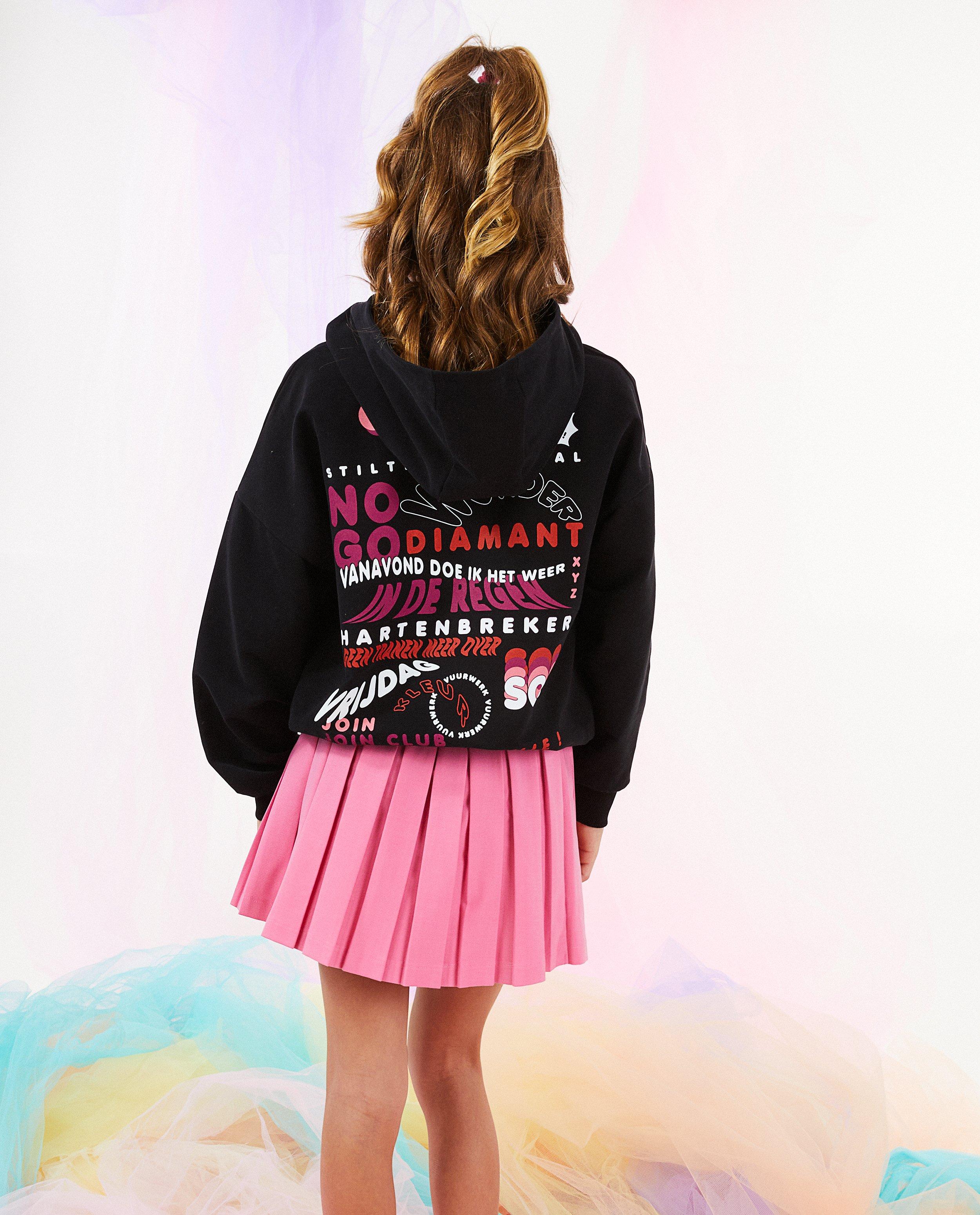 Zwart sweatvest met opschrift CAMILLE | JBC België België