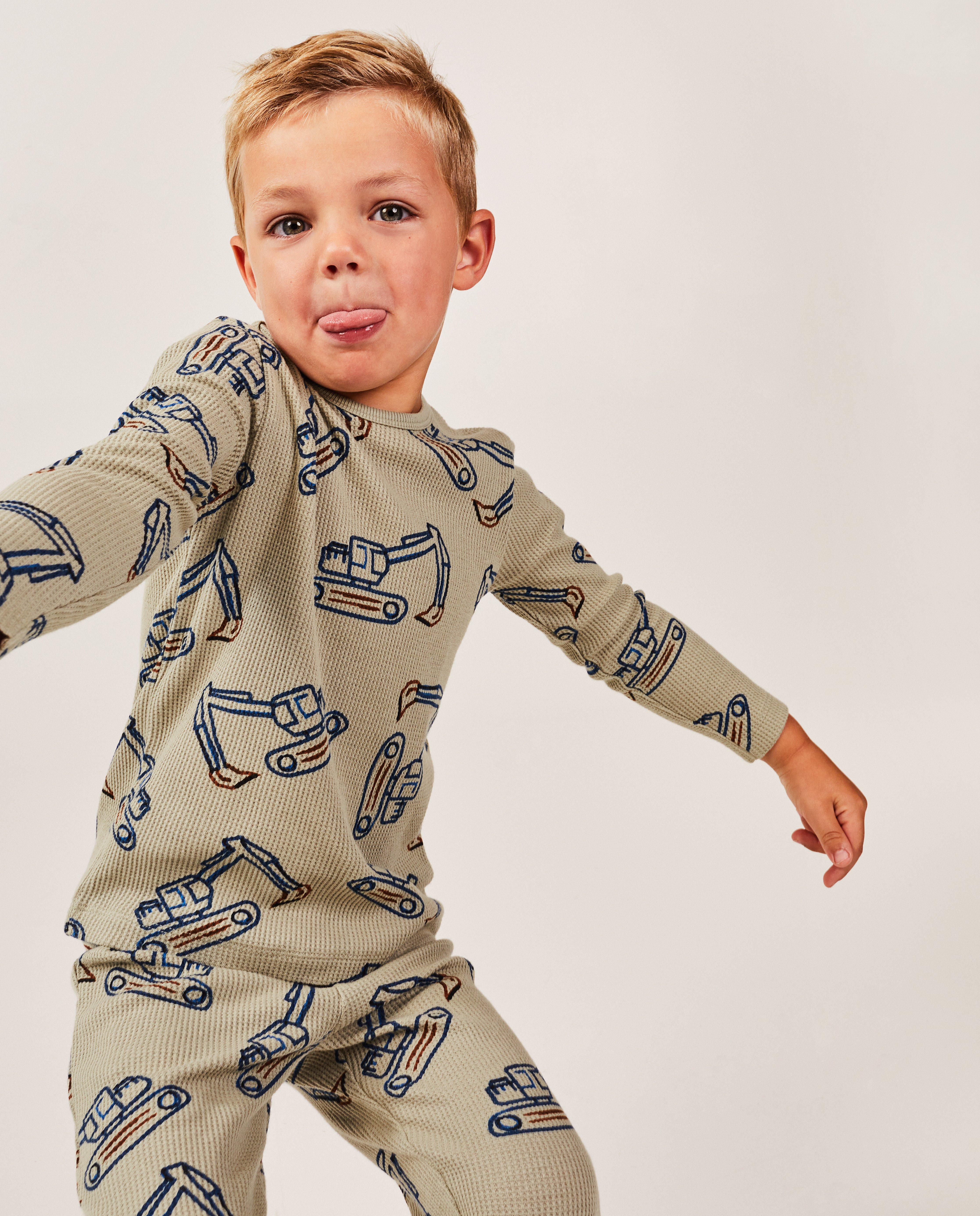 Pyjama met wafelpatroon