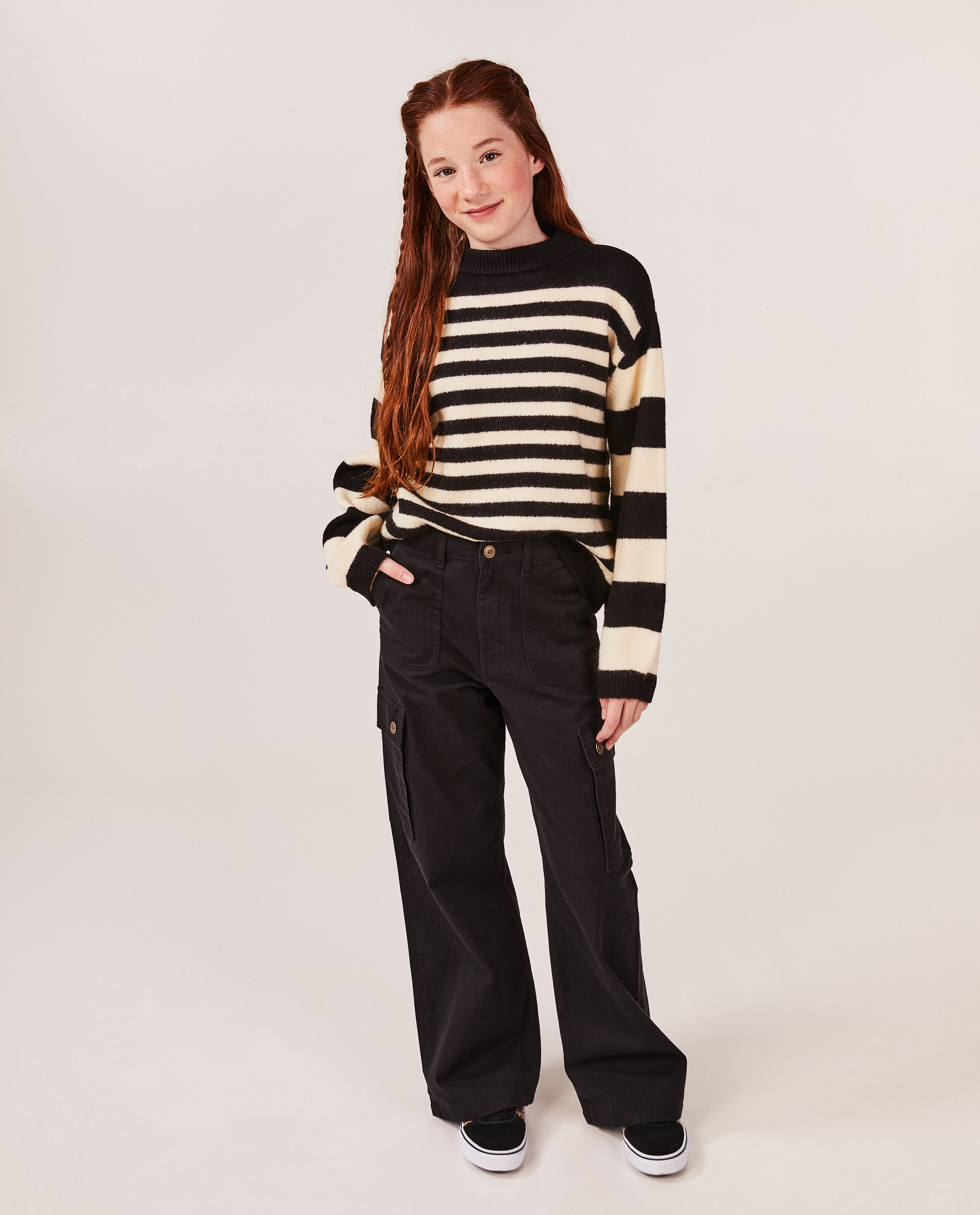 Gestreepte trui van fijne brei Nachtwacht | JBC België België