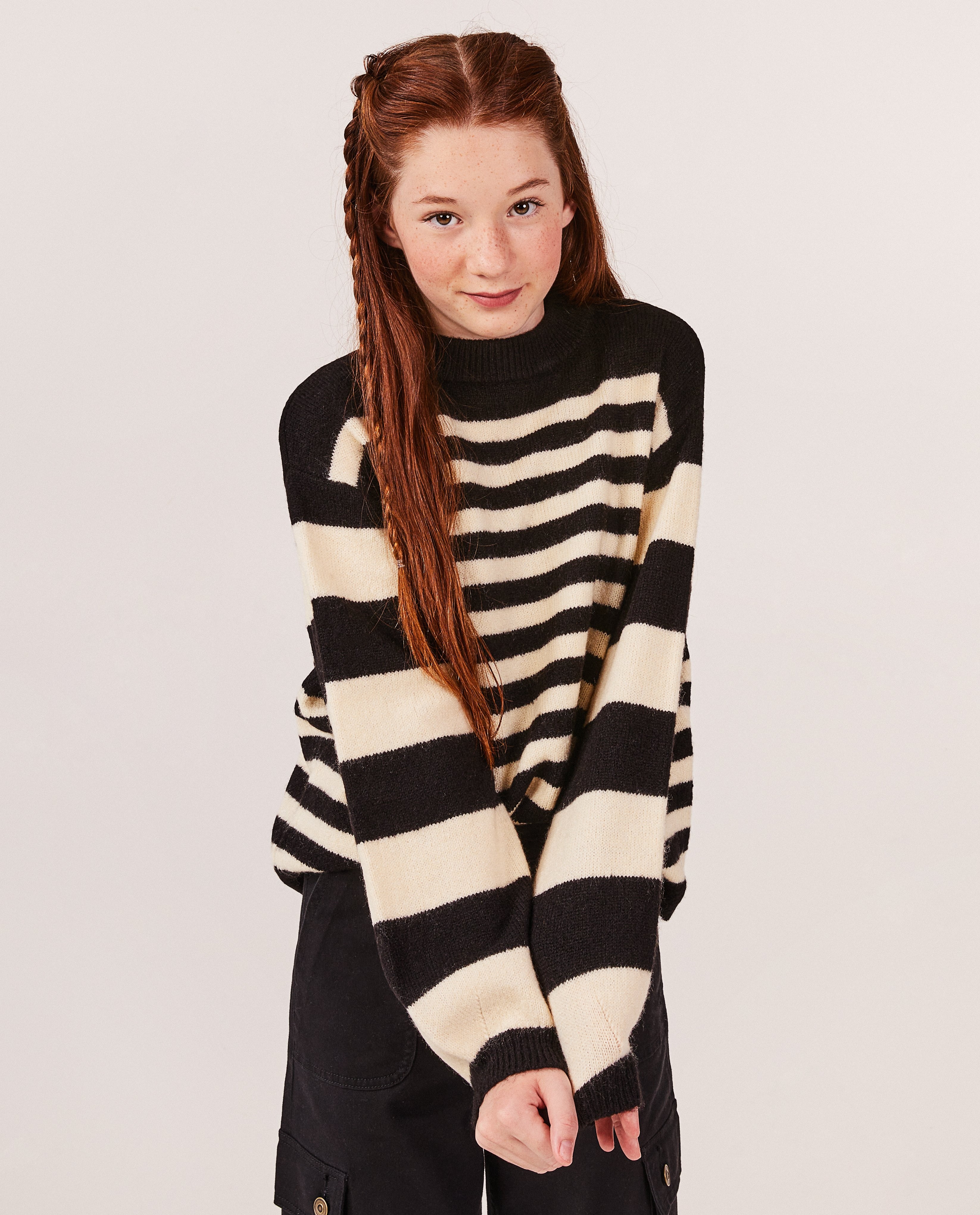 Gestreepte trui van fijne brei Nachtwacht | JBC België België