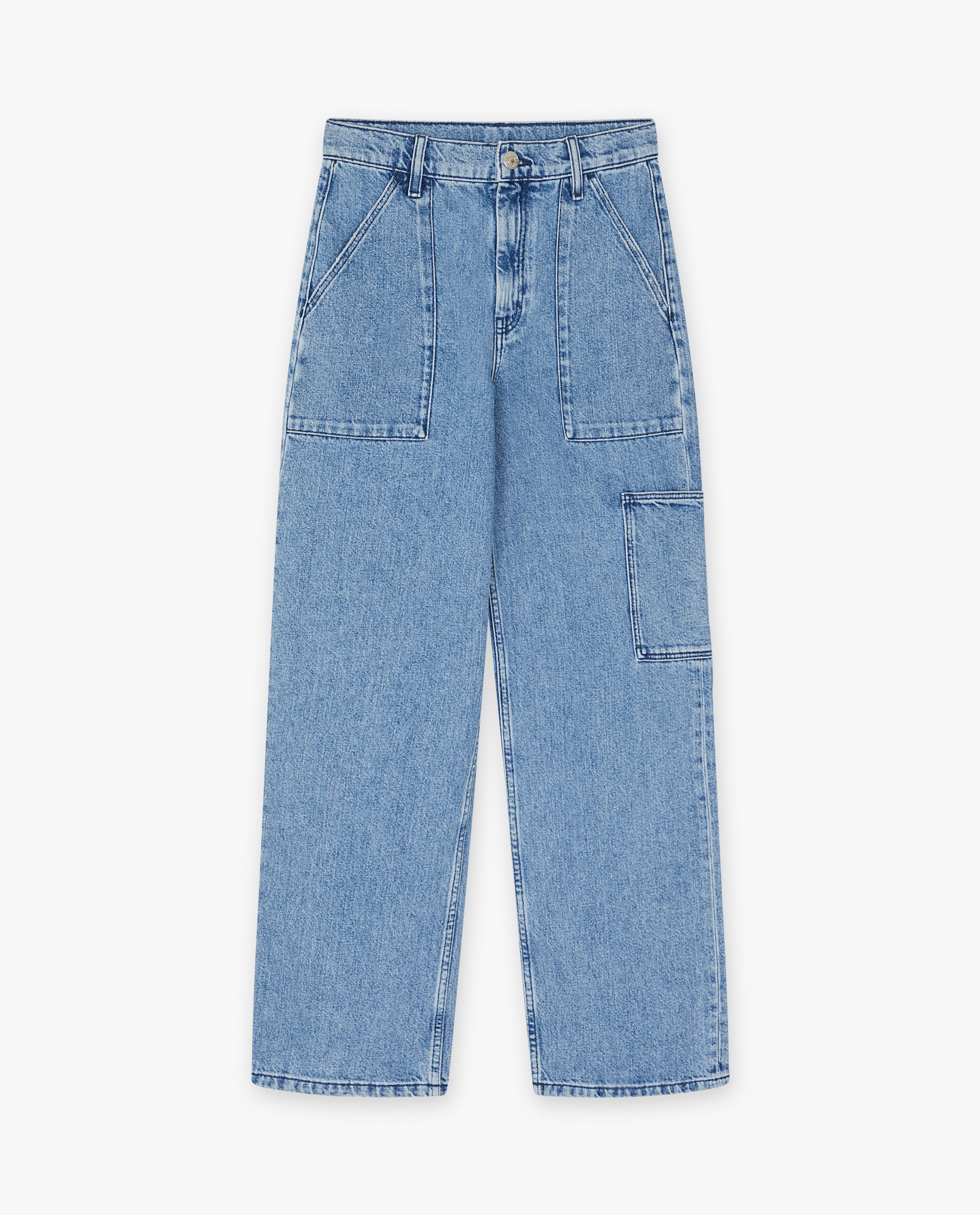 Blauwe jeans, straight fit Groggy | JBC België België