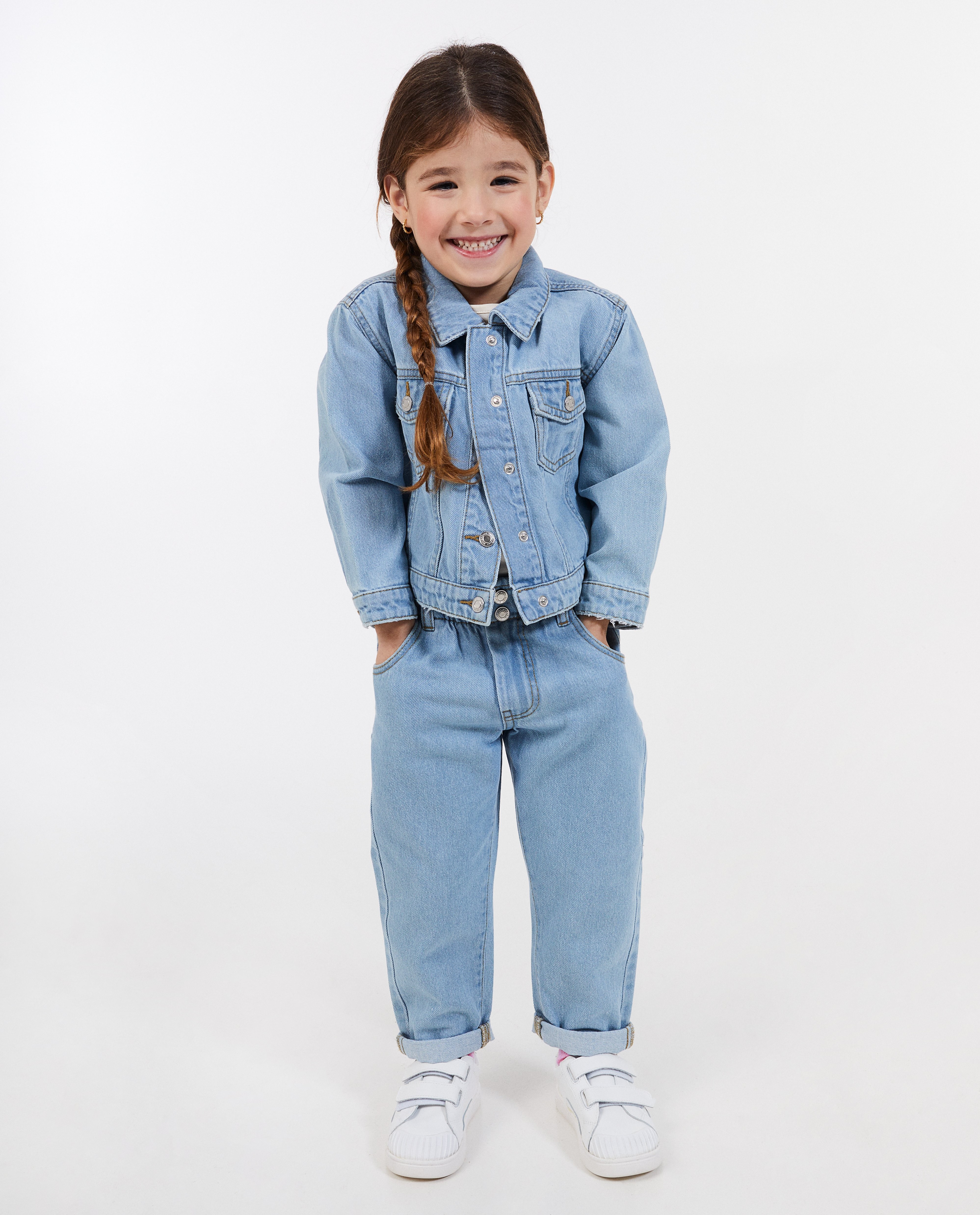 Blauwe jeans, mom fit Milla Star | JBC België België